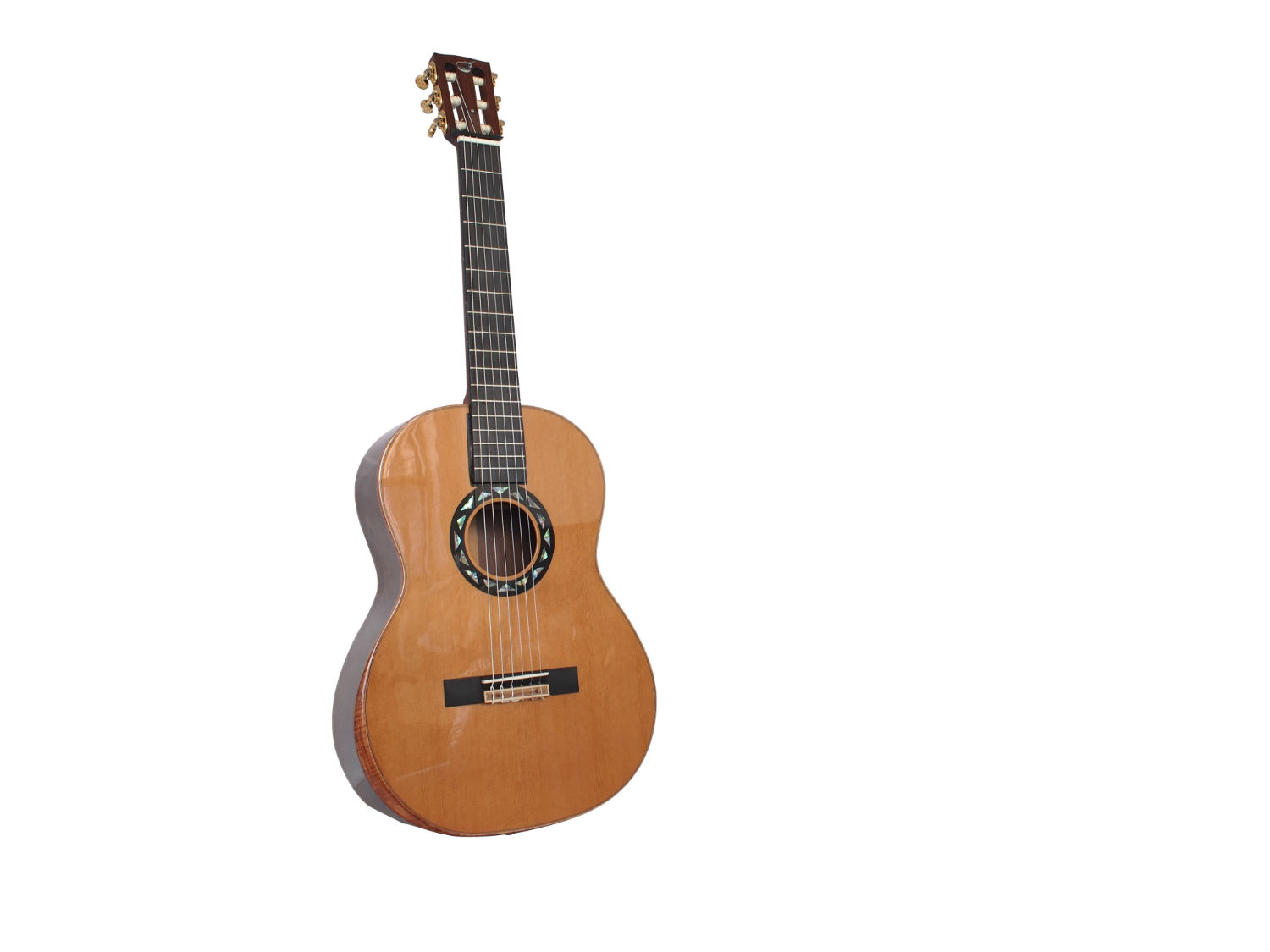 First Classical Solid Cedar / Solid Pau Ferro Travel Guitar - FC522