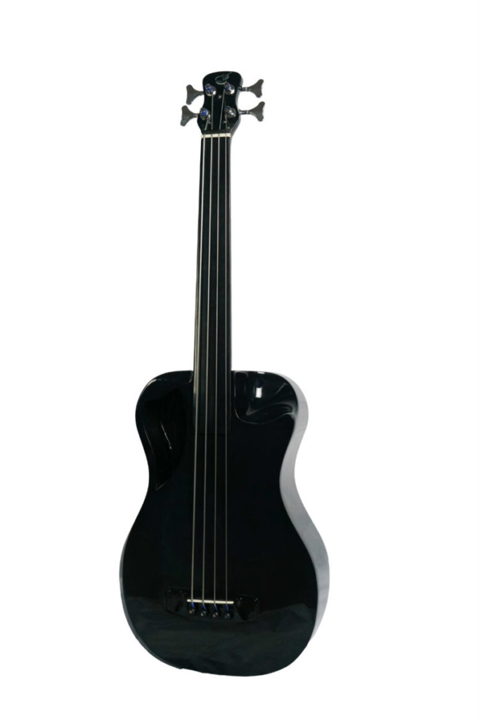 Carbon Gloss Fretless Travel Bass - OB660F - Journey Instruments Travel ...