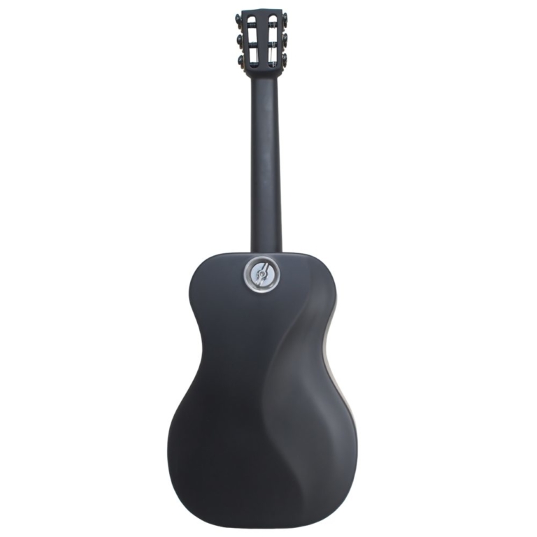 Black Matte Carbon Fiber Crossover Classical Travel Guitar- OC660M ...