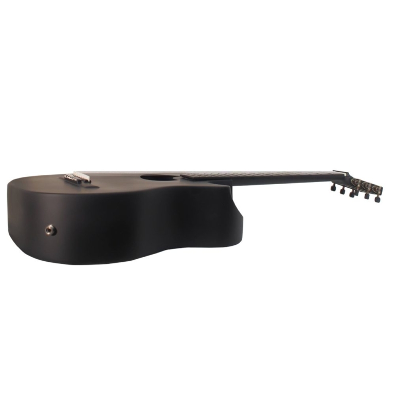 Black Matte Carbon Fiber Crossover Classical Travel Guitar- OC660M ...